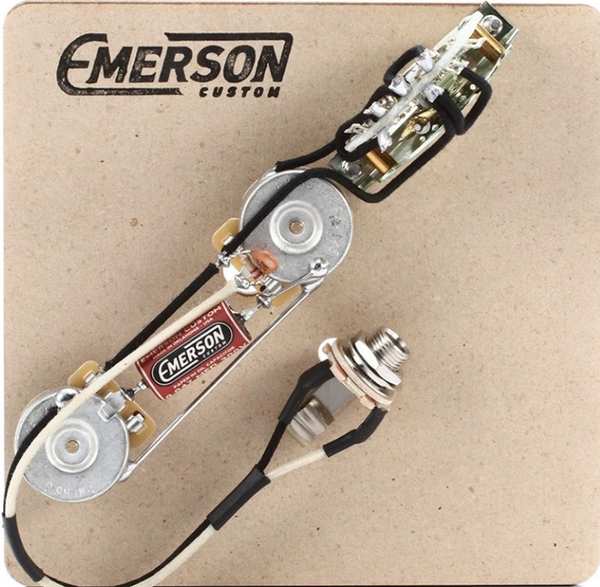 EMERSON CUSTOM TELE 3-WAY 250K PRE-WIRED ASSEMBLY ($99 USD) – Mojo ...